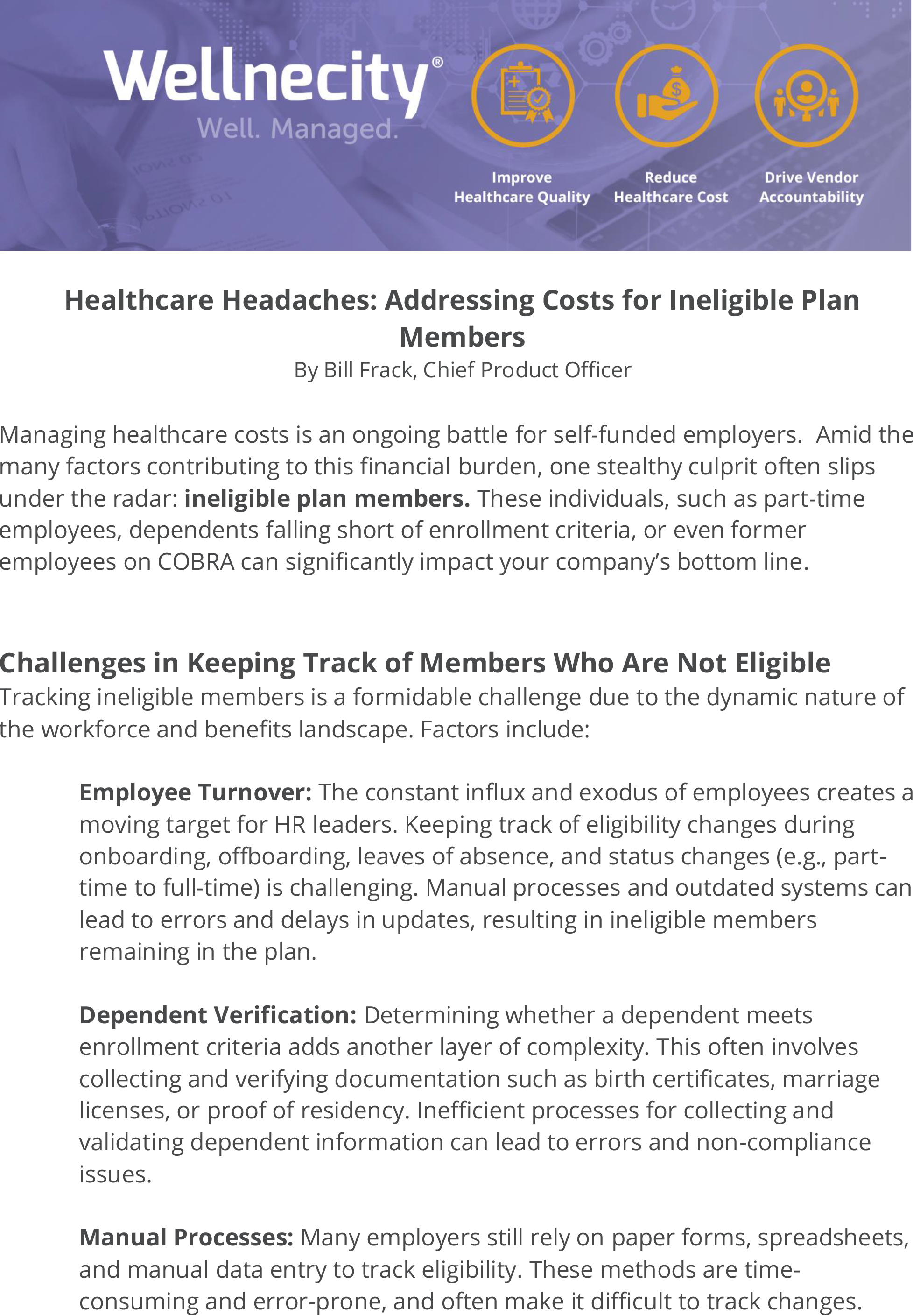 Newsletters ~ Wellnecity